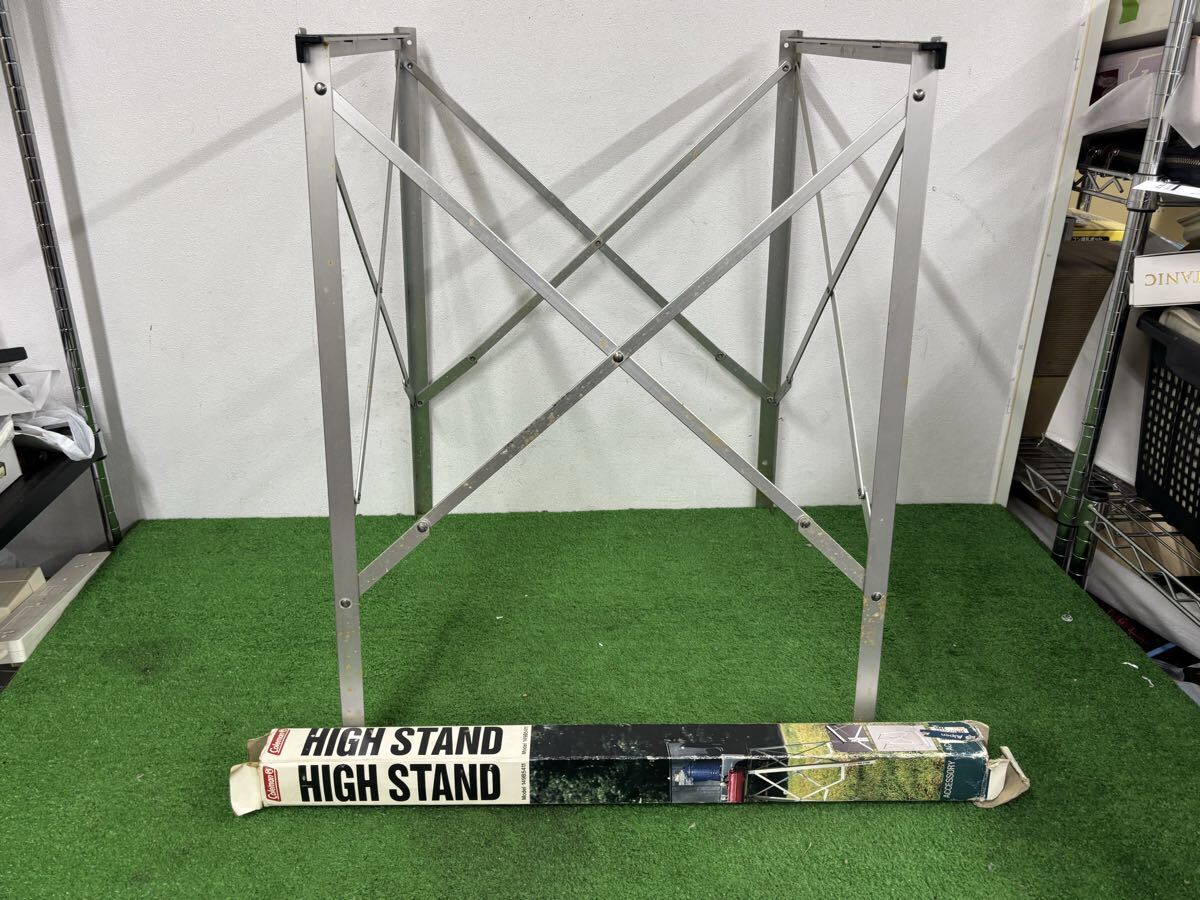 【KA421】 Coleman コールマン HIGH STAND ハイスタンド Model 149B5411 中古現状品※サイズ：奥行51×幅 ...