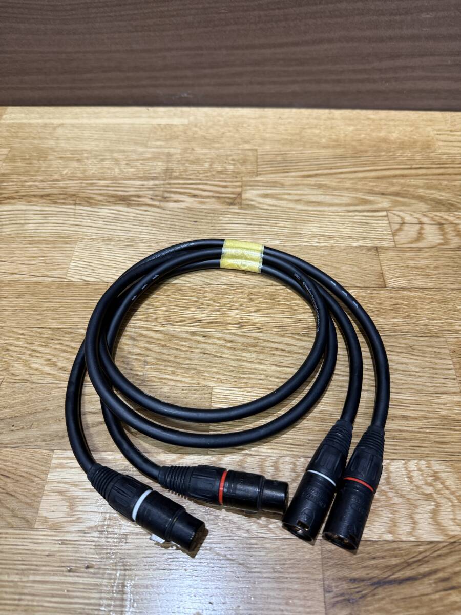 ortofon 8 Nines Super Pure Copper Twin Core Audio Cable 約1.05m 2本セット ...
