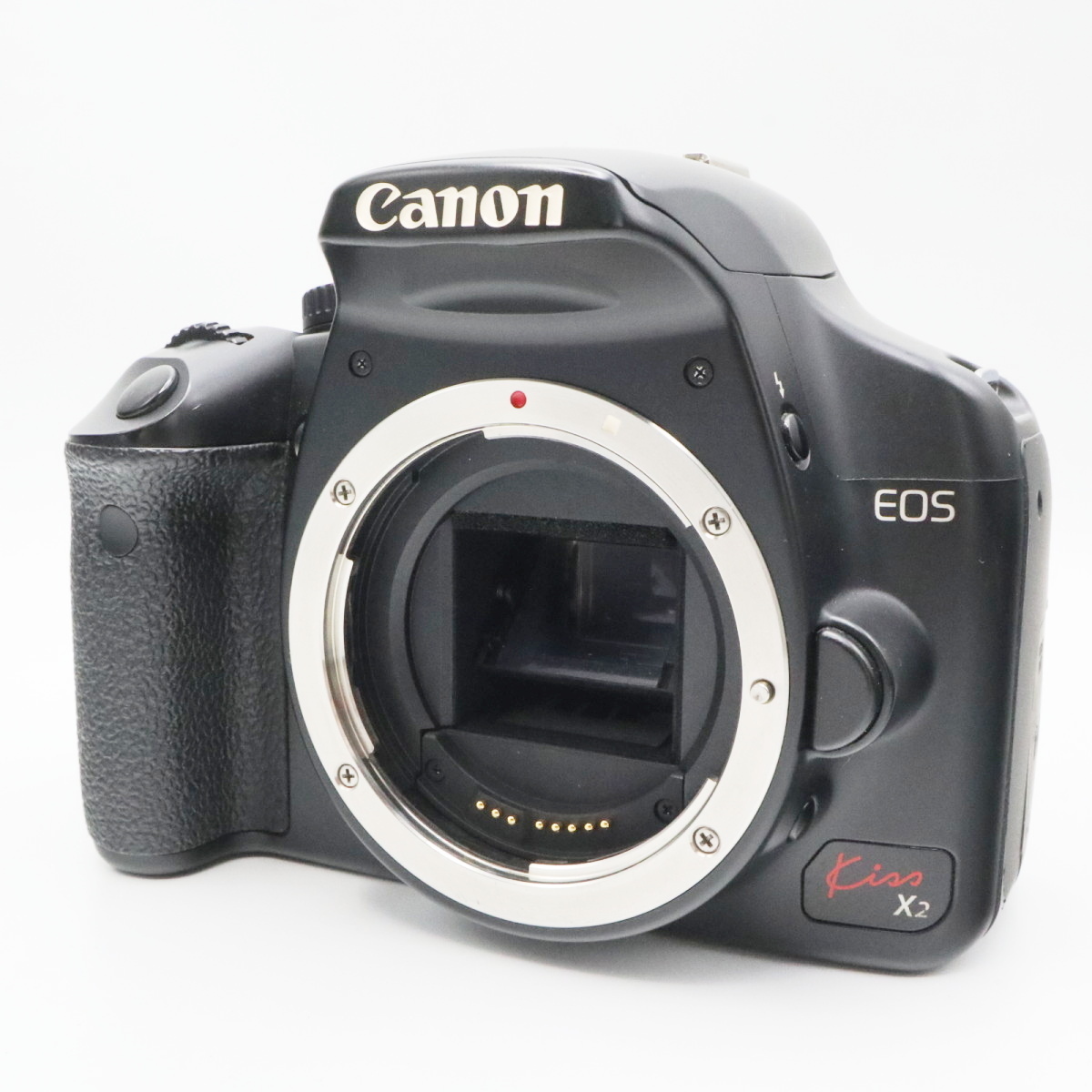 動作確認済 Canon キヤノン EOS Kiss X2 DS126181 デジタル一眼レフカメラ ボディ バッテリー付き K10-t067 ...