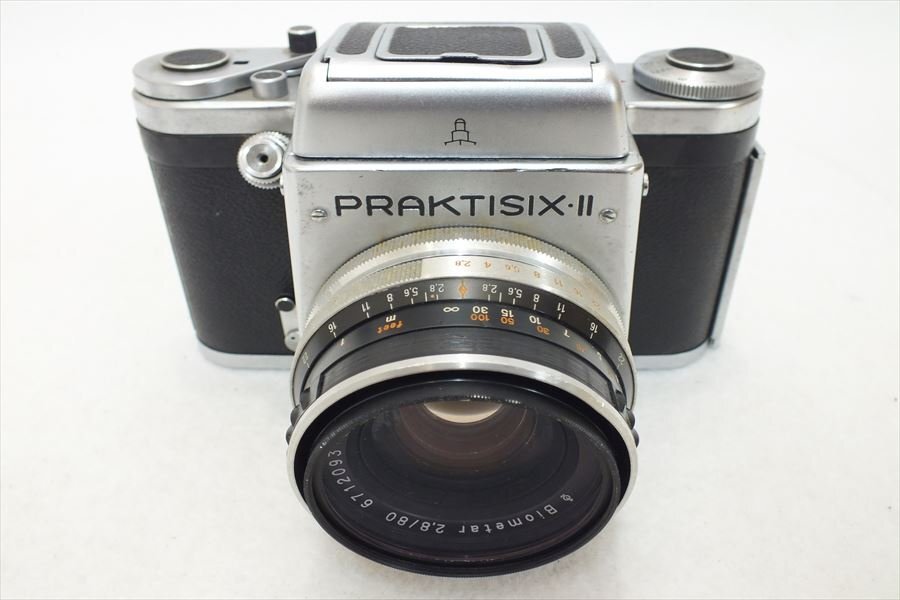 【01】PRAKTISIX プラクチシックス II 中判カメラ Biometar 2.8/80 中古 現状品 251008R7767 ...