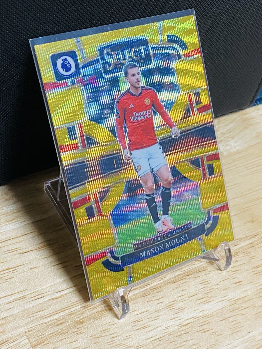 【10枚限定】2023-24 Panini Select PremierLeague Soccer Mason Mount gold Wave ...