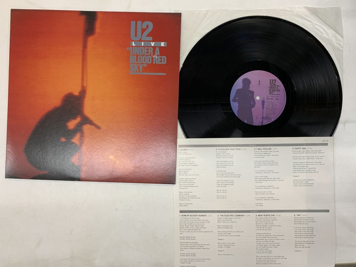 LP / U2 / UNDER A BLOOD RED SKY [8735RW] /【Buyee】 Buyee - Japanese ...