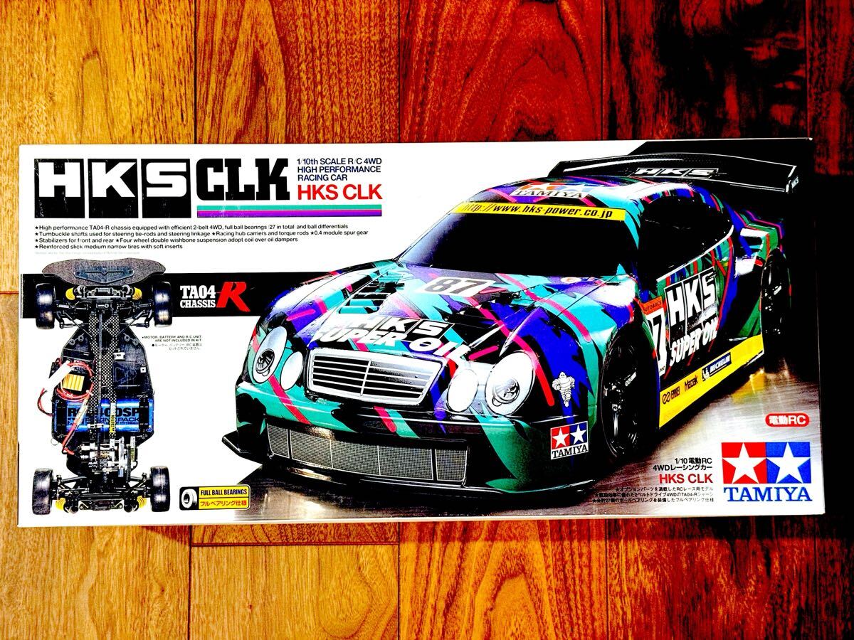 【絶版 美品】TAMIYA タミヤ 1/10 電動RC HKS CLK メルセデスベンツ TA04-Rシャーシ HKS TA-04R ...