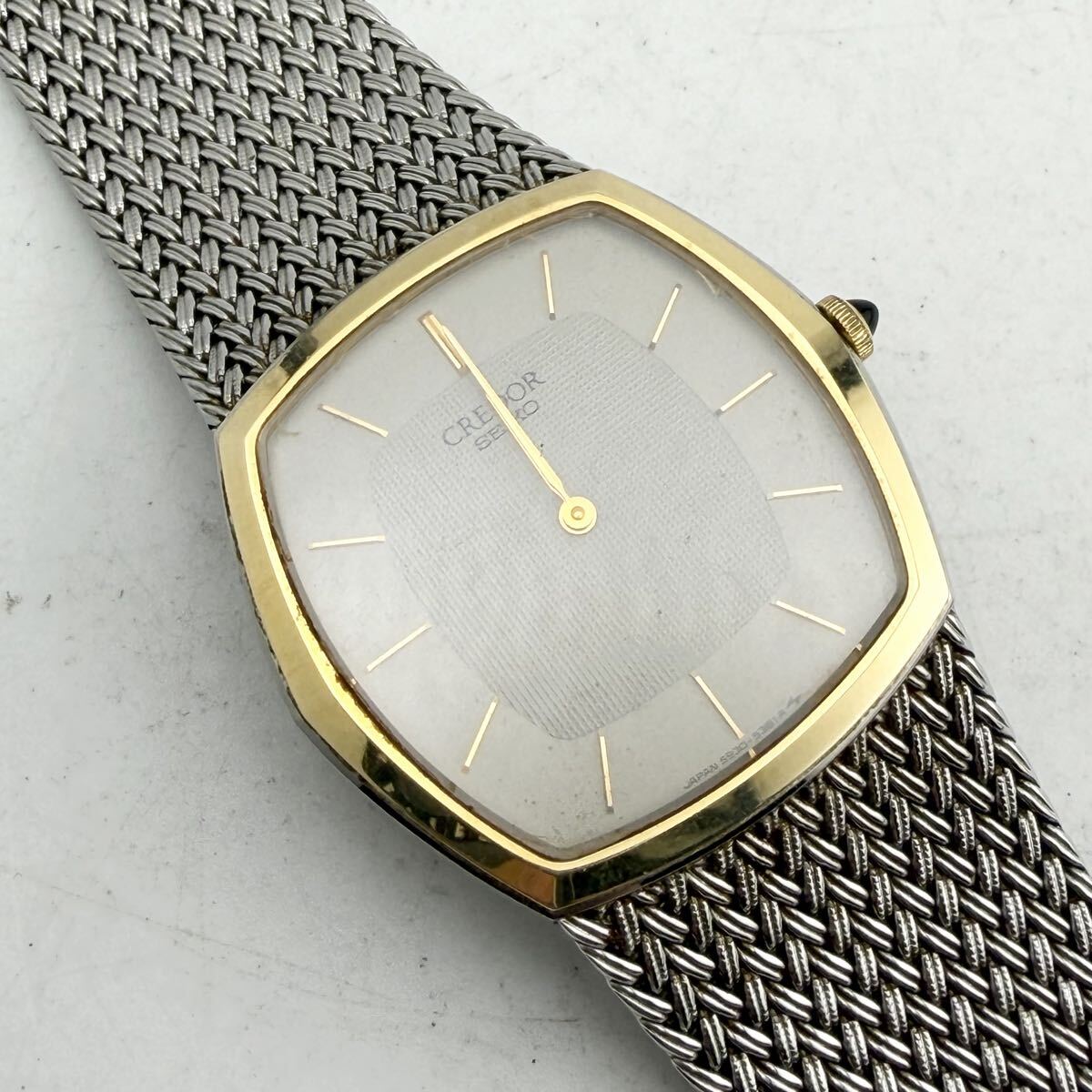 SEIKO CREDOR セイコー クレドール 5930-5391 14Kベゼル クオーツ メンズ レディース 腕時計【B570 ...