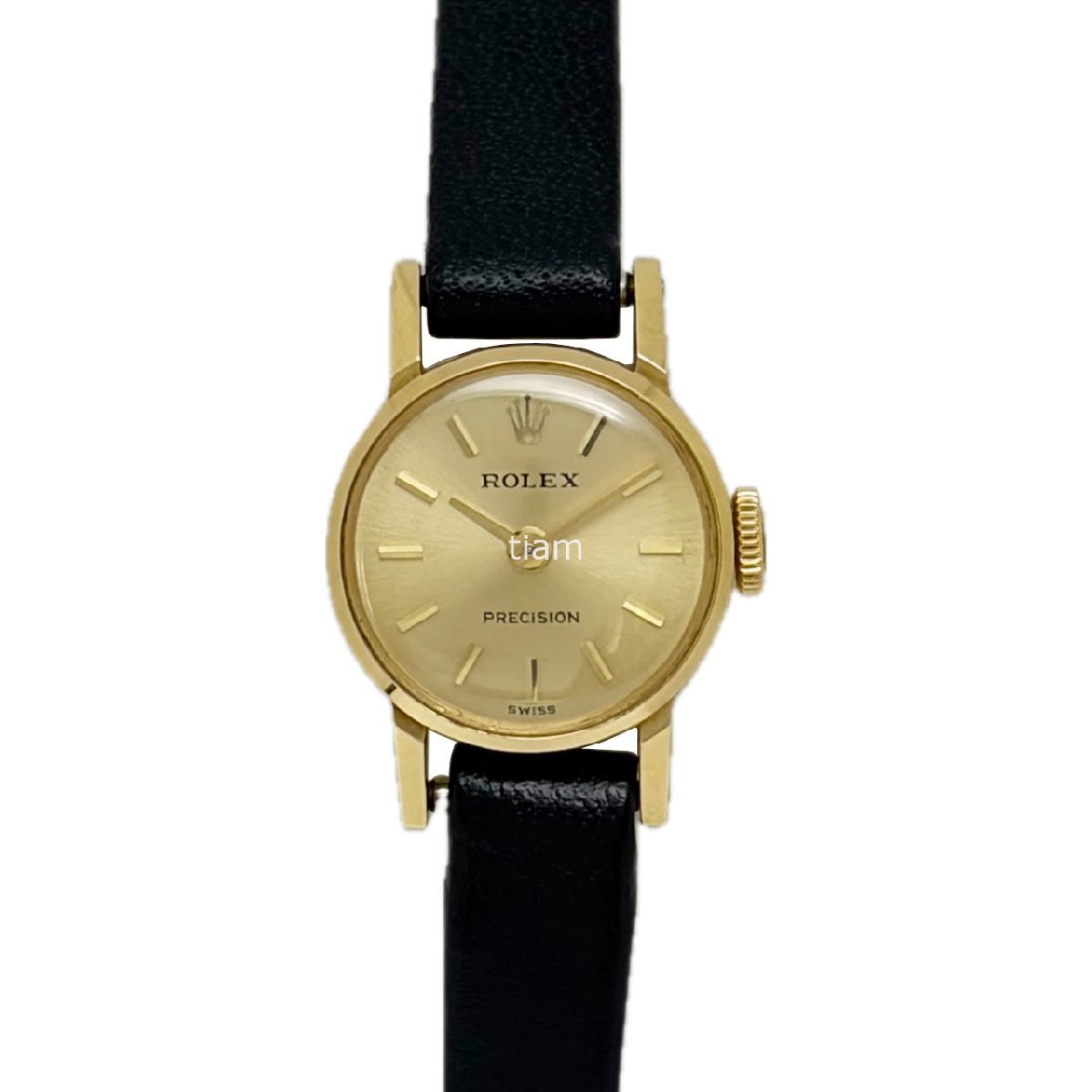 ROLEX ロレックス 2148/8 Precision プレシジョン シャンパン YG イエローゴールド K18 J71662 ...