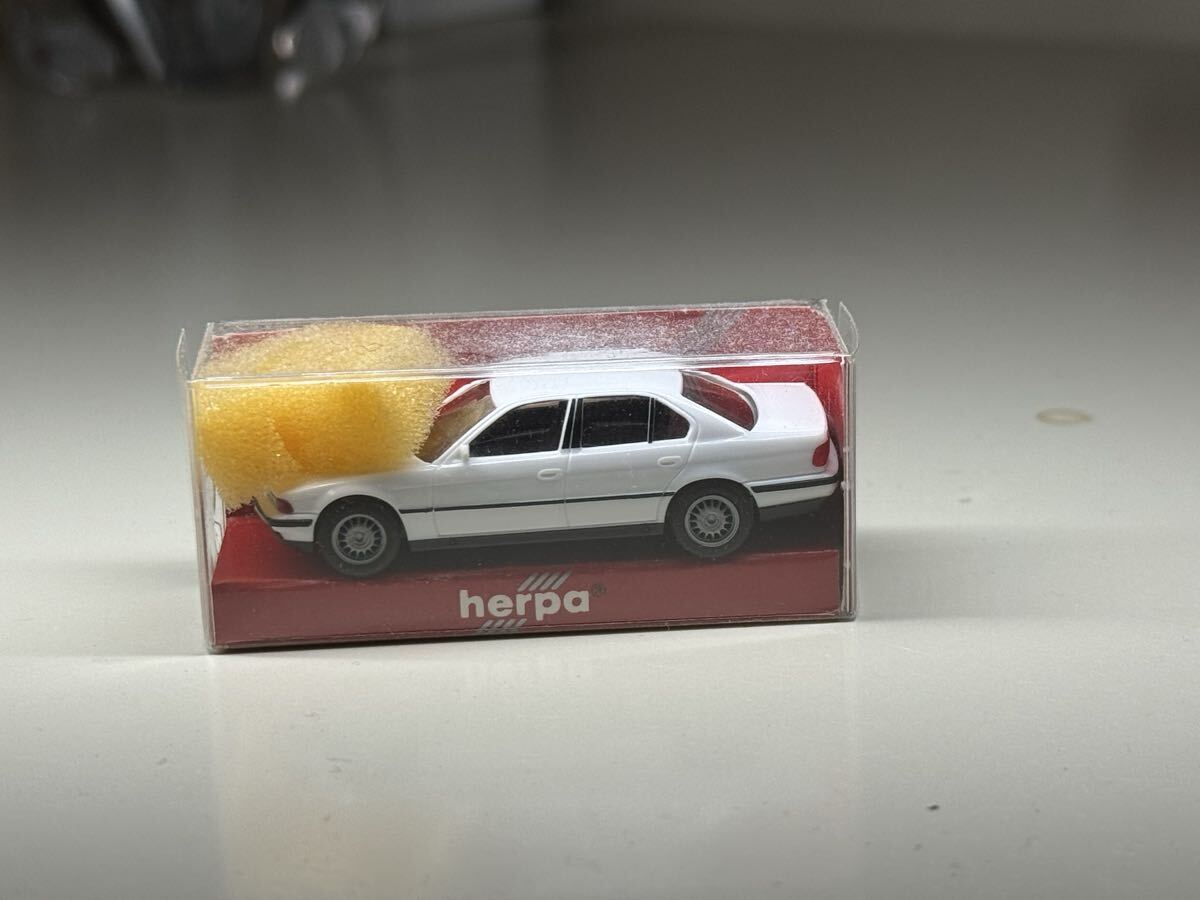 BMW 7シリーズ 740i ヘルパ Herpa ミニカー 1/87 アルピンホワイト E38 735i 750iL E34 E36 E38 ...