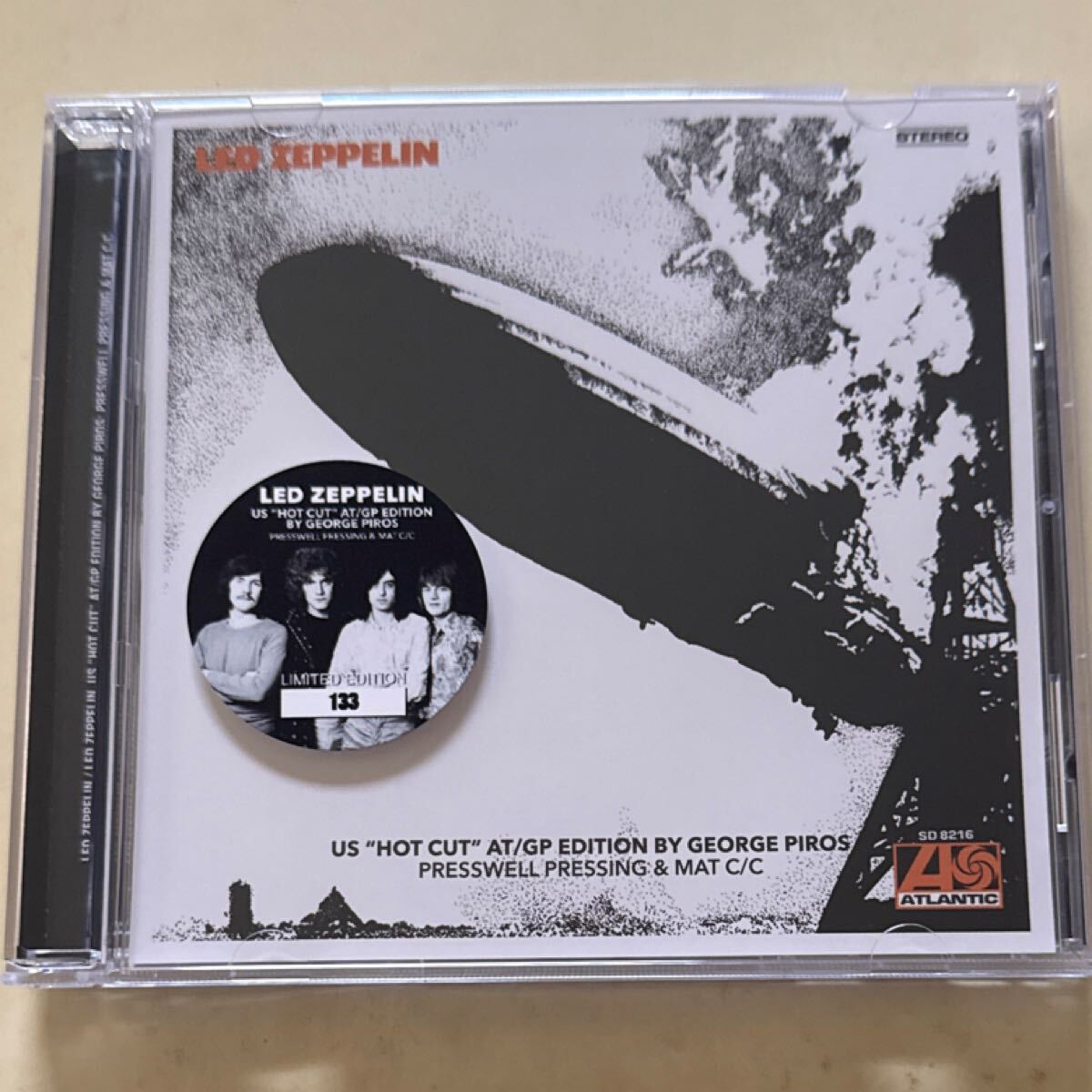 LED ZEPPELIN US Hot Cut AT/GP Edition By George Paros Presswell ...