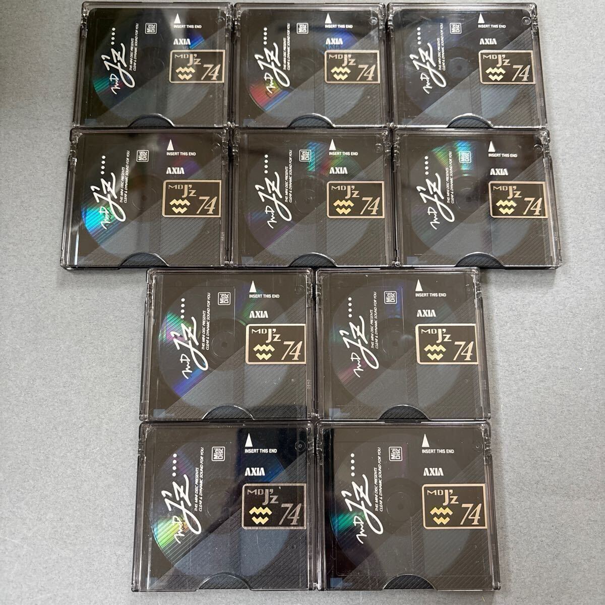 MD ミニディスク minidisc 中古 初期化済 AXIA アクシア J'z 74 ブラック 10枚セット /【Buyee】 Buyee ...