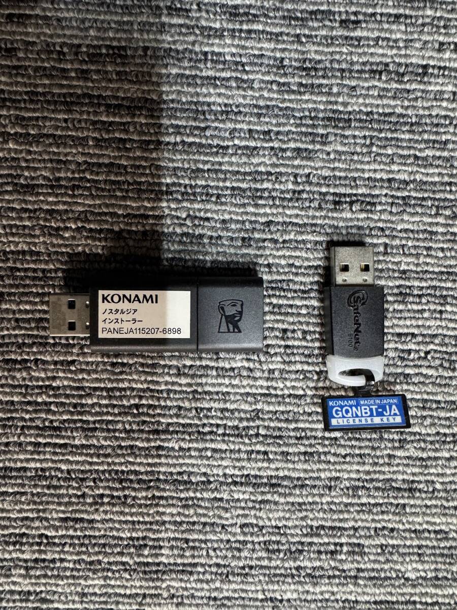 【コナミ 音ゲー ノスタルジア、ビートストリーム USBメモリ、ドングル】 KONAMI Music Game Nostalgia,Beat stream USB Dongle (No ...