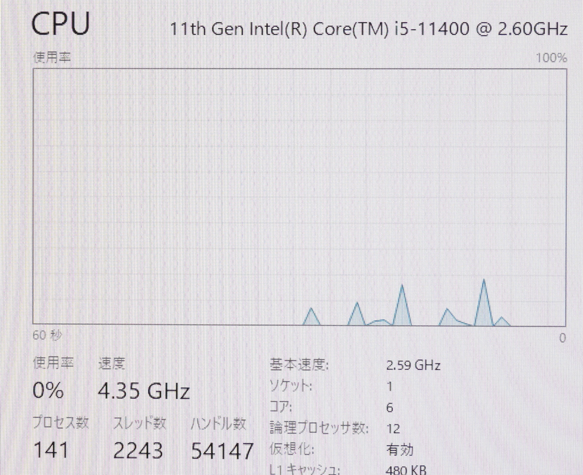 美品・元箱あり、INTEL Core i5-11400 2.6Ghz リテール・パッケージ版(BOX) 動作確認済 WIN11対応 ...