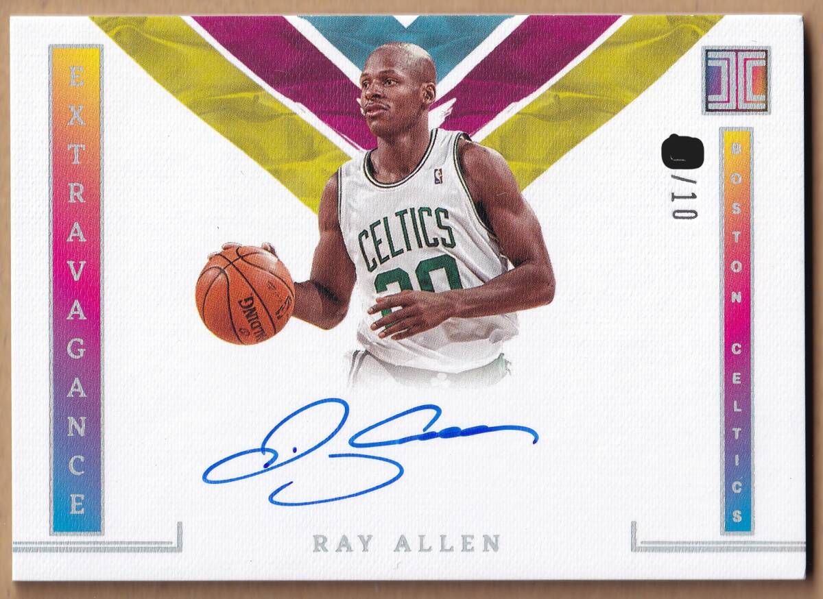 【NBA】RAY ALLEN 直筆サインカード 10枚限定 2022-2023 PANINI IMPECCABLE BASKETBALL ...