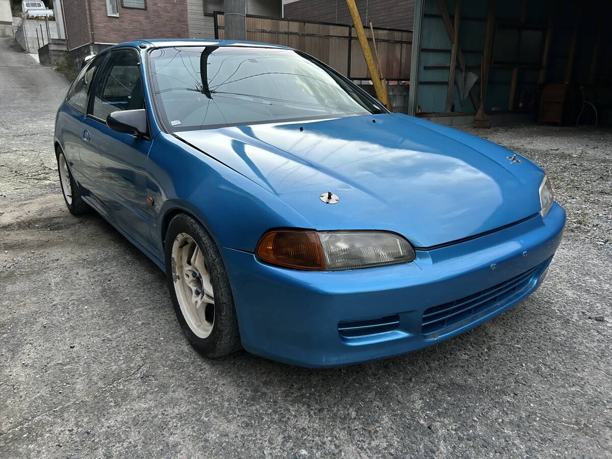 九州 福岡 ホンダ シビック EG6 SIR 5MT 11.7万km オールペン 改造多数 サーキット 書類無し EF1 EF3 EF9 ...