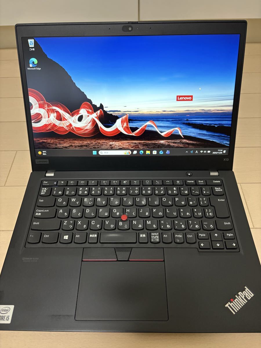 【良品/即配送】Lenovo ThinkPad X13 Windows11 SSD512GB メモリ8GB Core i5 パソコン ノート ...