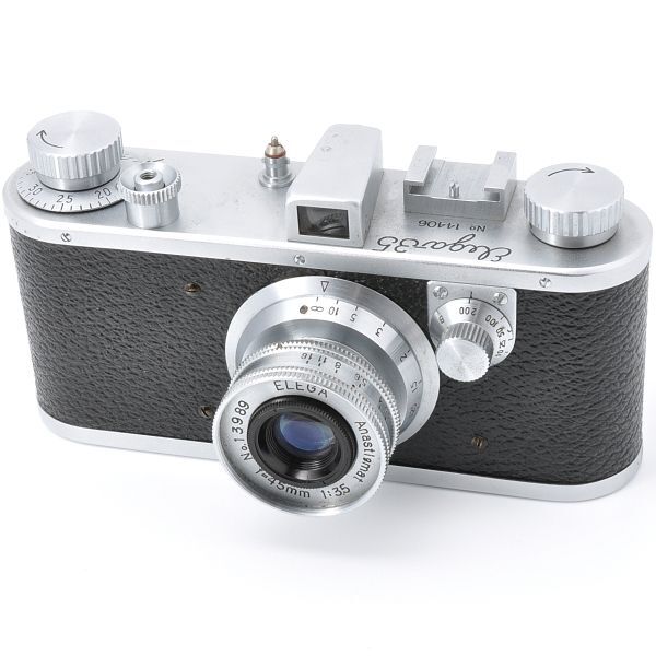 Elega 35 Anastigmat 45mm F3.5 エレガ 35 アナスチグマート 45/3.5 日東精工 スプール 日本製 カメラ ...