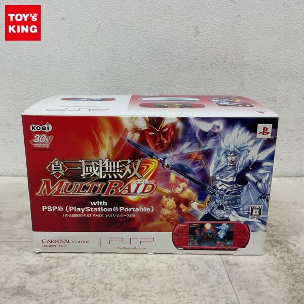 1円〜 欠品 PSP PSP-3000 ラディアント・レッド 真・三國無双 MULTI RAID with PSP /【Buyee ...