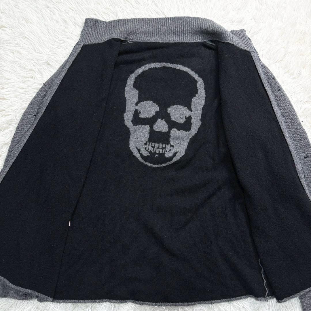 Lucien pellat-finet グレー ジップアップカーディガン XL 11-31 カシミヤ カシミア ペラフィネ ルシアン メンズ ...