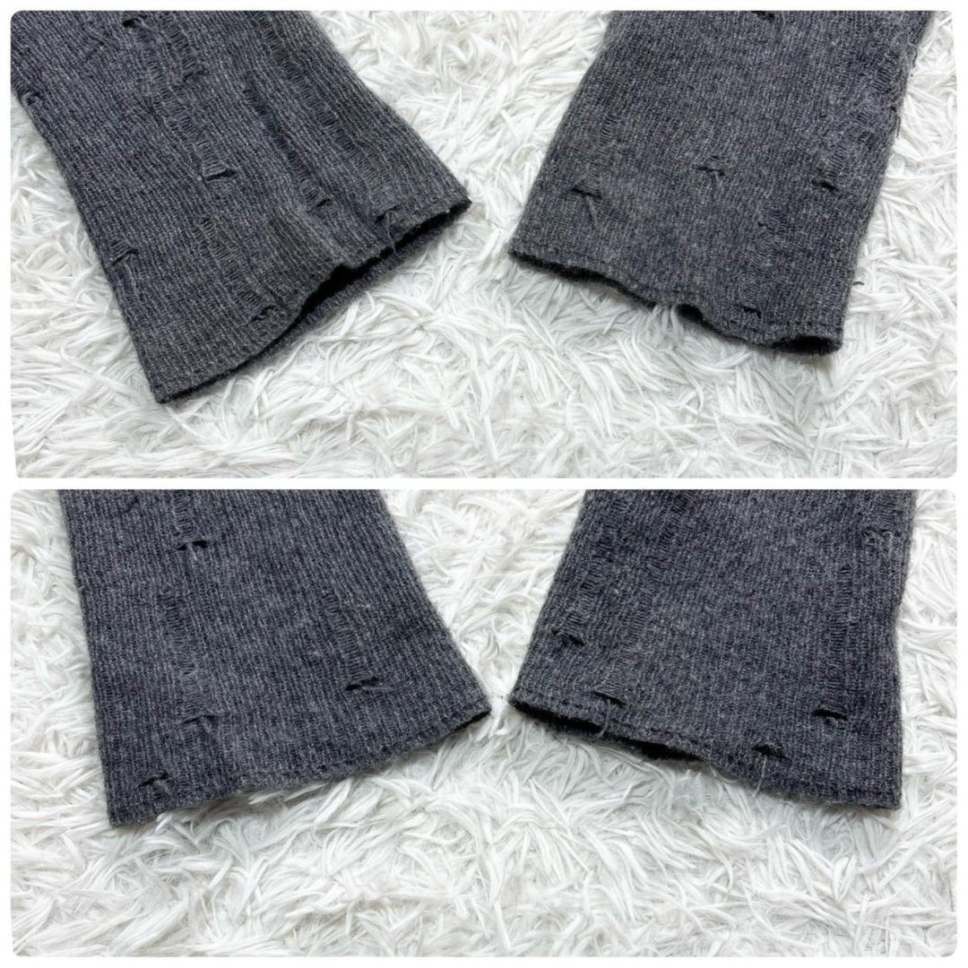 Lucien pellat-finet グレー ジップアップカーディガン XL 11-31 カシミヤ カシミア ペラフィネ ルシアン メンズ ...