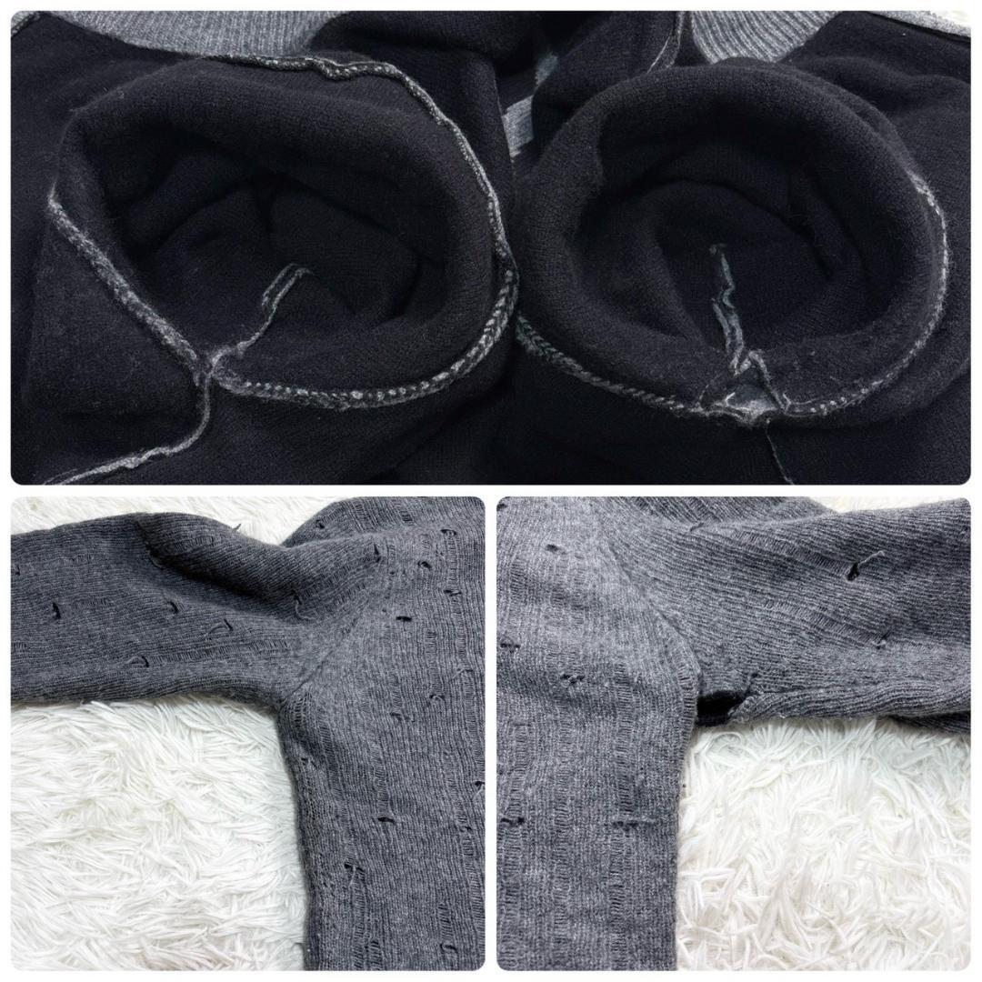 Lucien pellat-finet グレー ジップアップカーディガン XL 11-31 カシミヤ カシミア ペラフィネ ルシアン メンズ ...