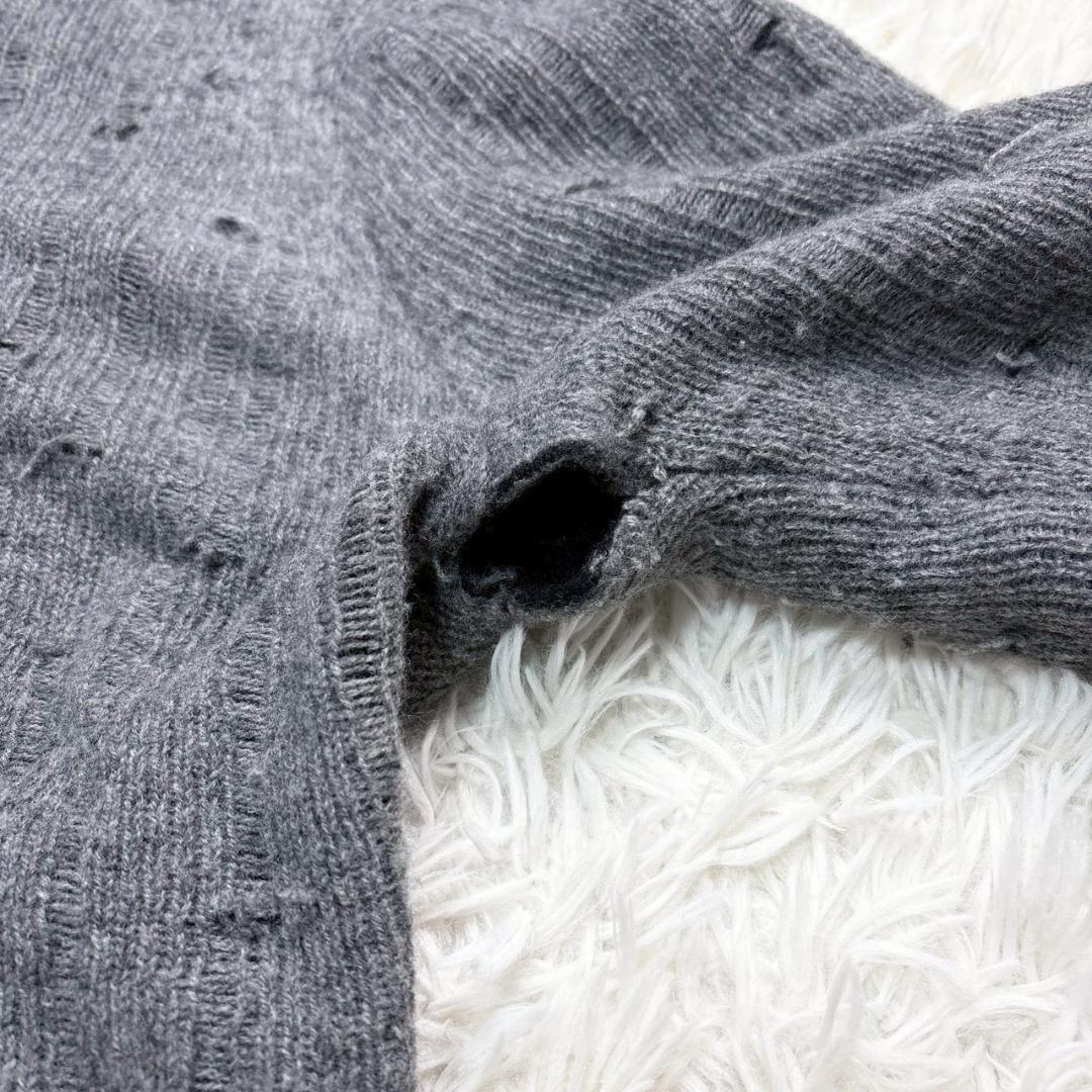 Lucien pellat-finet グレー ジップアップカーディガン XL 11-31 カシミヤ カシミア ペラフィネ ルシアン メンズ ...