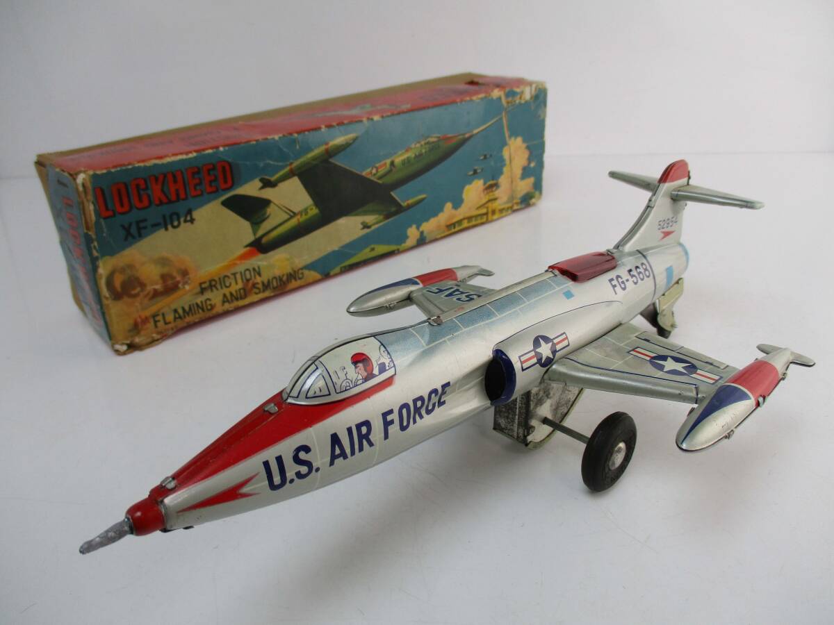 三栄玩具1960年代製 LOCKEED XF-104 箱付き ほぼ完動美品 長さ約26cm /【Buyee】 Buyee - Japanese ...
