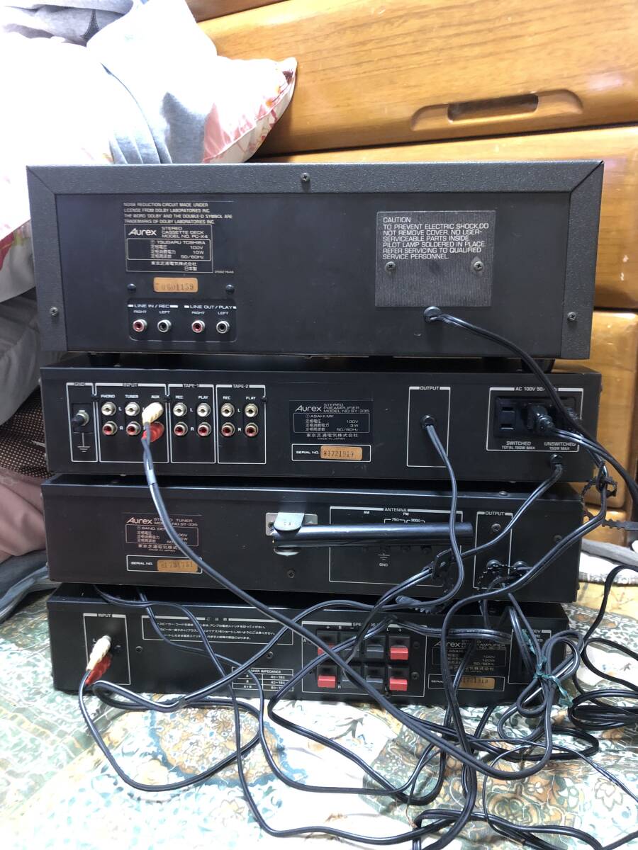 Aurex システムコンポ SY-335 SC-335 ST-335 PC-X4 4点セット 現状 ジャンク品 /【Buyee】 Buyee ...