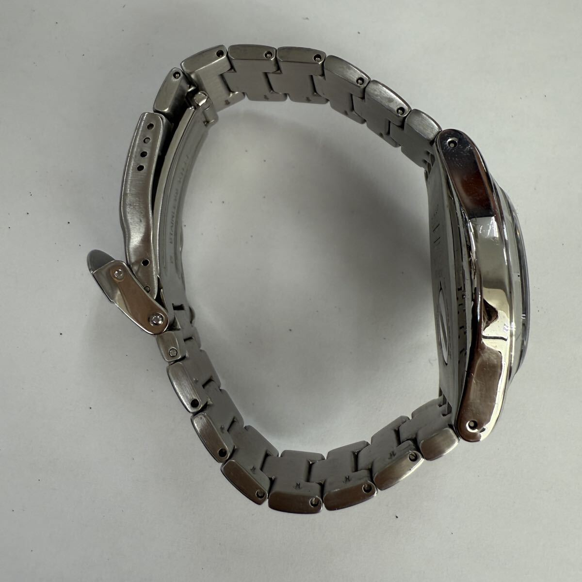 1円〜Swatch Irony Big His Tender Black スウォッチ アイロニー クオーツ 腕時計 デイデイト 現状不動品 ...