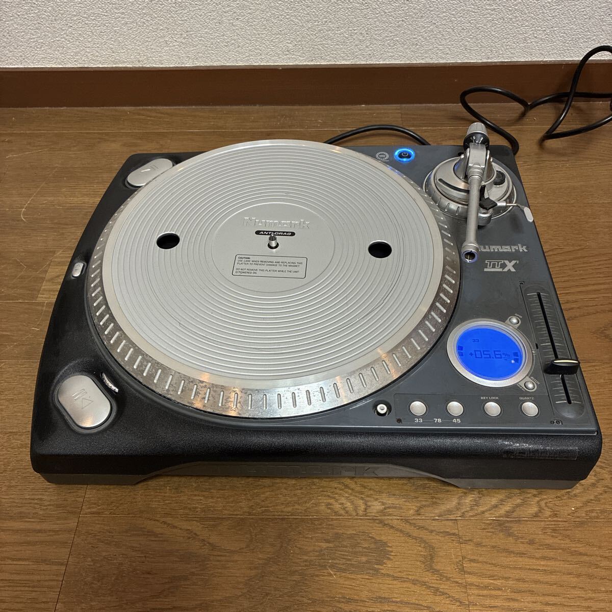 【通電・回転確認済み】Numark TTX1 ターンテーブル ダイレクトドライブ VESTAX ベスタクス 動作未確認 ジャンク ...