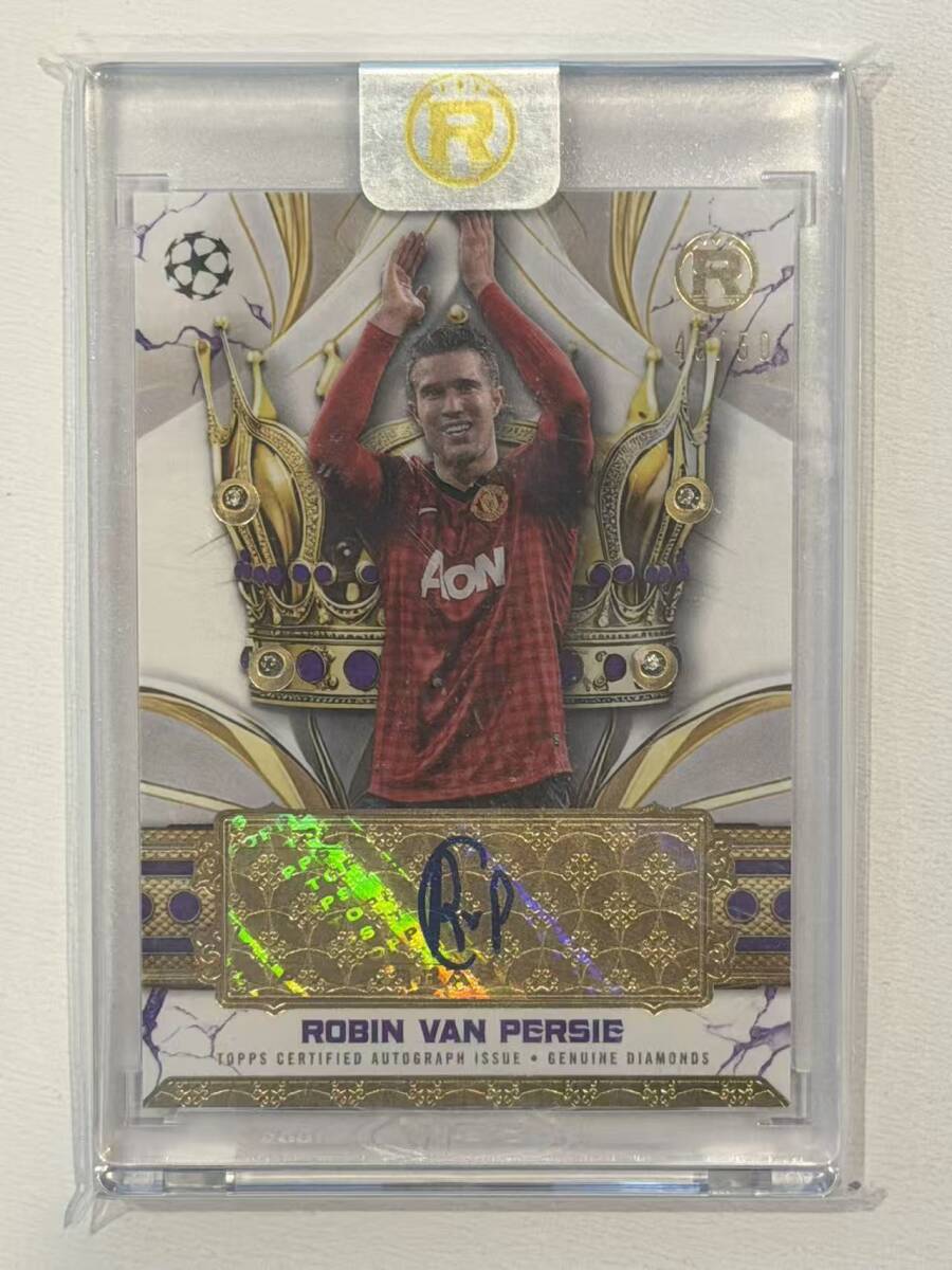 Robin Van Persie 2025 Topps Reverence UCC Soccer Jewel Diamond Auto ...