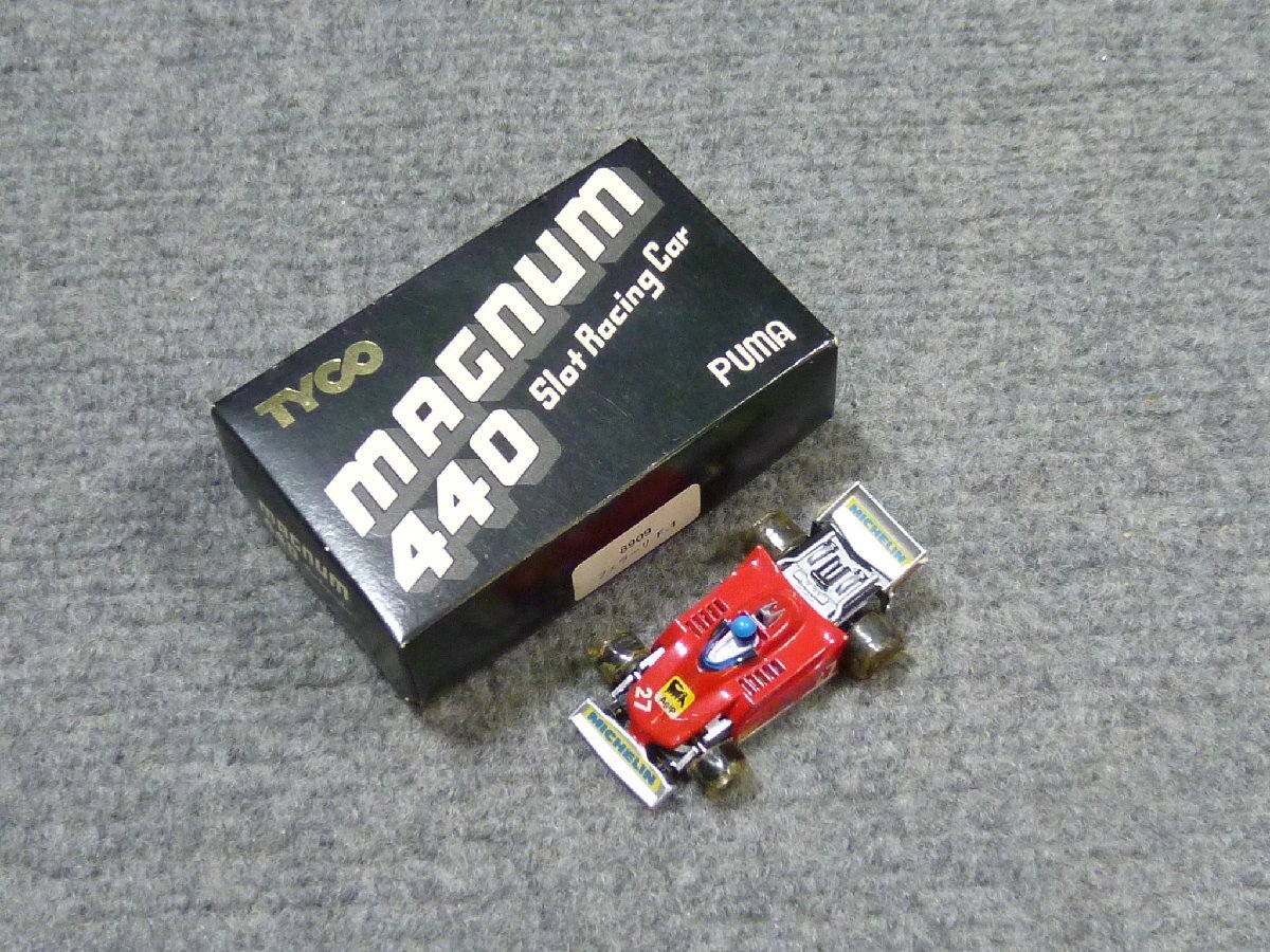 TYCO タイコ 8909 フェラーリ F.1 MAGNUM 440 Slot Racing Car スロットレーシングカー PUMA ...