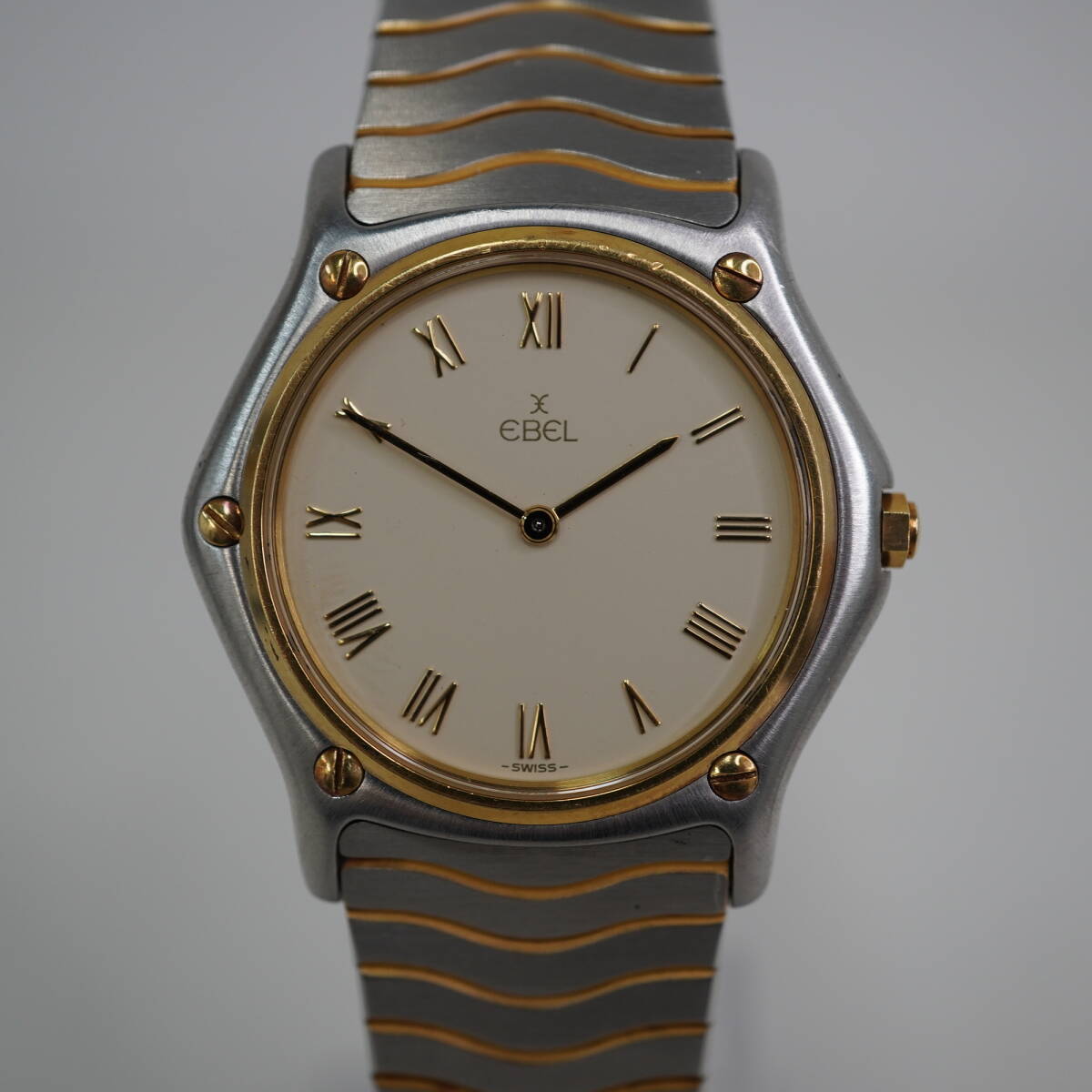 EBEL エベル 181909 YG/SS アイボリー文字盤 腕時計 レディース 不動 クォーツ【No.3921】 /【Buyee ...