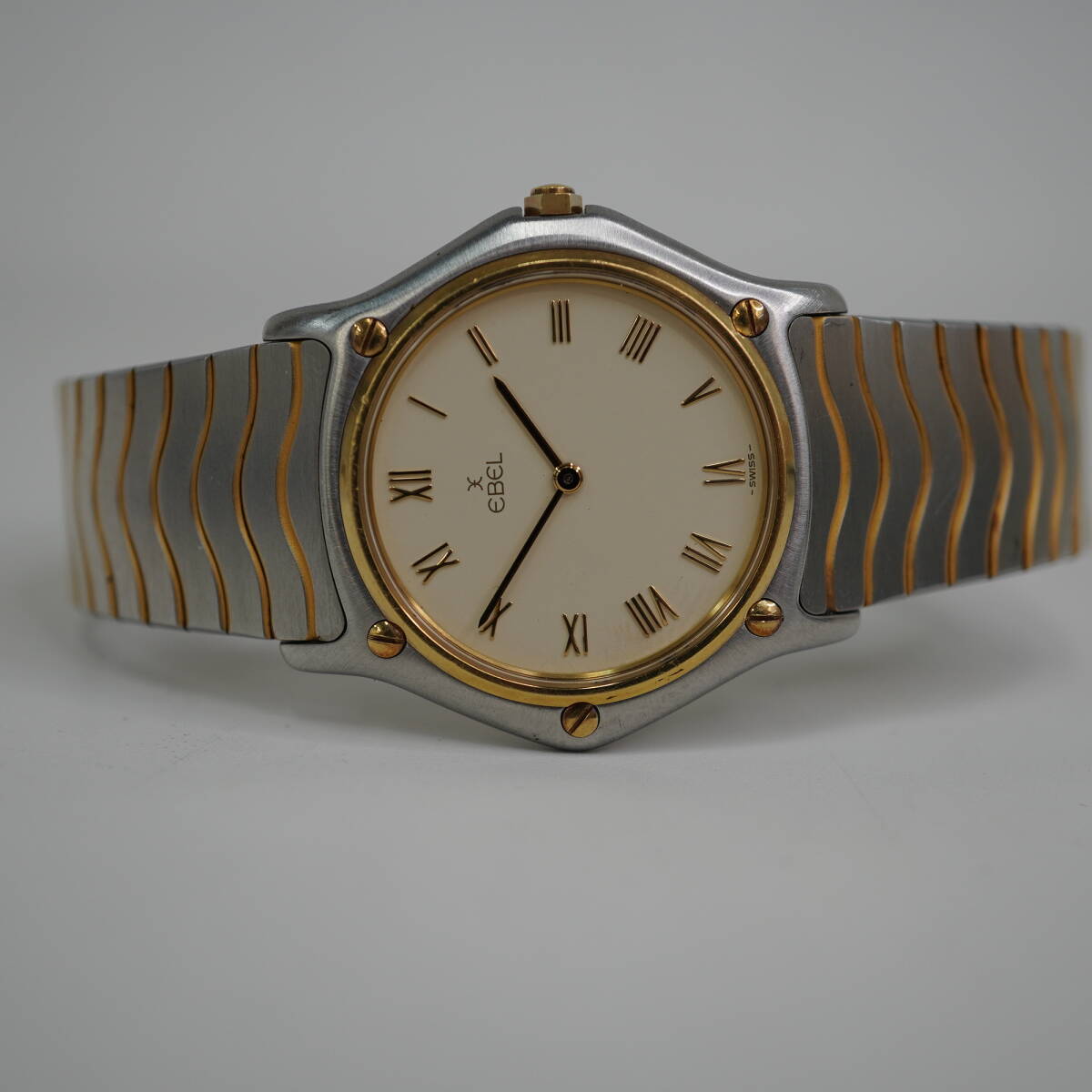 EBEL エベル 181909 YG/SS アイボリー文字盤 腕時計 レディース 不動 クォーツ【No.3921】 /【Buyee ...