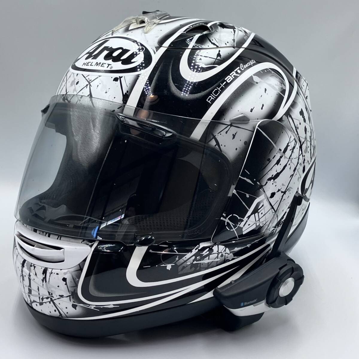 ★稼働 Arai アライ RX-7 RV RR5 ジョナサン レイ モデル フルフェイスヘルメット SENAセナ 20S Bluetooth ...