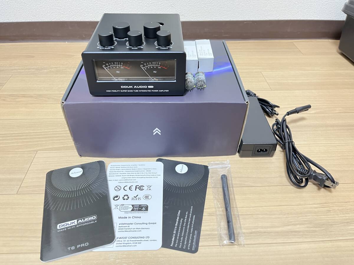 Douk Audio T6PRO Bluetooth 300W x2 真空管アンプ VUメーター /【Buyee】 Buyee ...