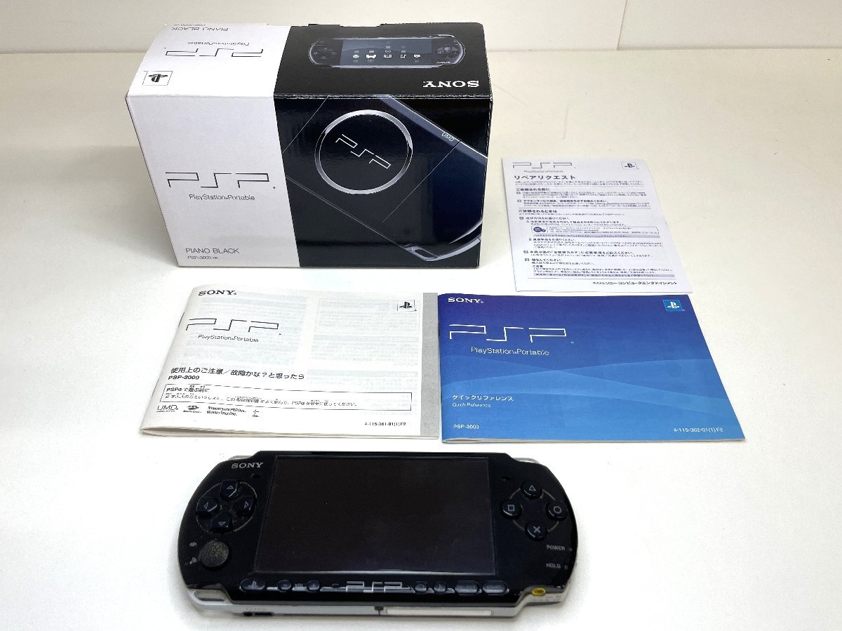 【ジャンク品】SONY Playstation Portable PSP-3000 ソニー プレイステーションポータブル PSP ゲーム機 ...