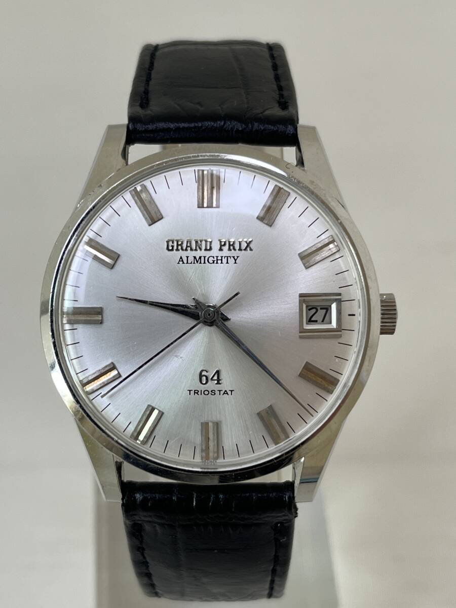 【M265】ORIENT GRAND PRIX ALMIGHTY 64 TRIOSTAT SSケース F-14768 自動巻き メンズ腕時計 ...
