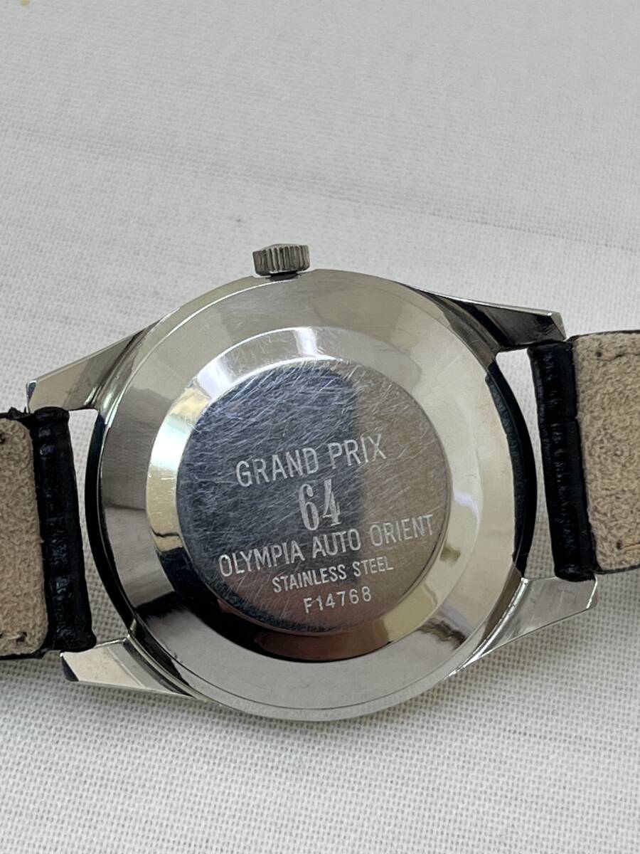 【M265】ORIENT GRAND PRIX ALMIGHTY 64 TRIOSTAT SSケース F-14768 自動巻き メンズ腕時計 ...