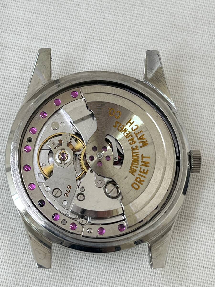【M265】ORIENT GRAND PRIX ALMIGHTY 64 TRIOSTAT SSケース F-14768 自動巻き メンズ腕時計 ...