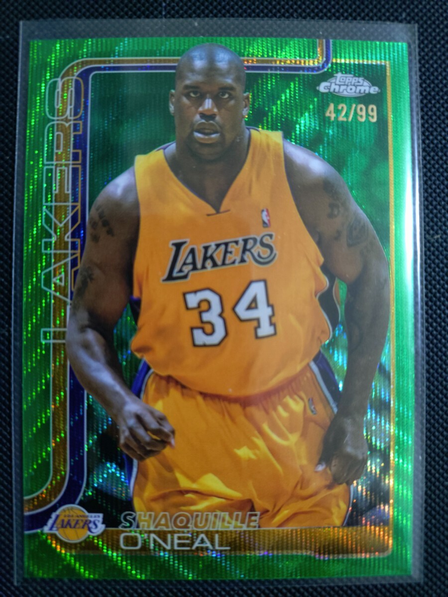 【SHAQUILLE O'NEAL】2025-26 TOPPS CHROME GREEN 99枚限定 /【Buyee】 Buyee ...