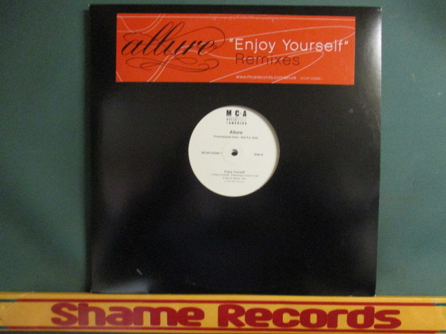 Allure ： Enjoy Yourself Remixes 12''X2 // Ron G. Remix / Bohop Mix Go ...