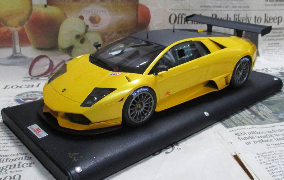 ★絶版★世界26台*MR*1/18*Lamborghini Murcielago LP670-4 SV ミダスイエロー*ランボ≠BBR ...