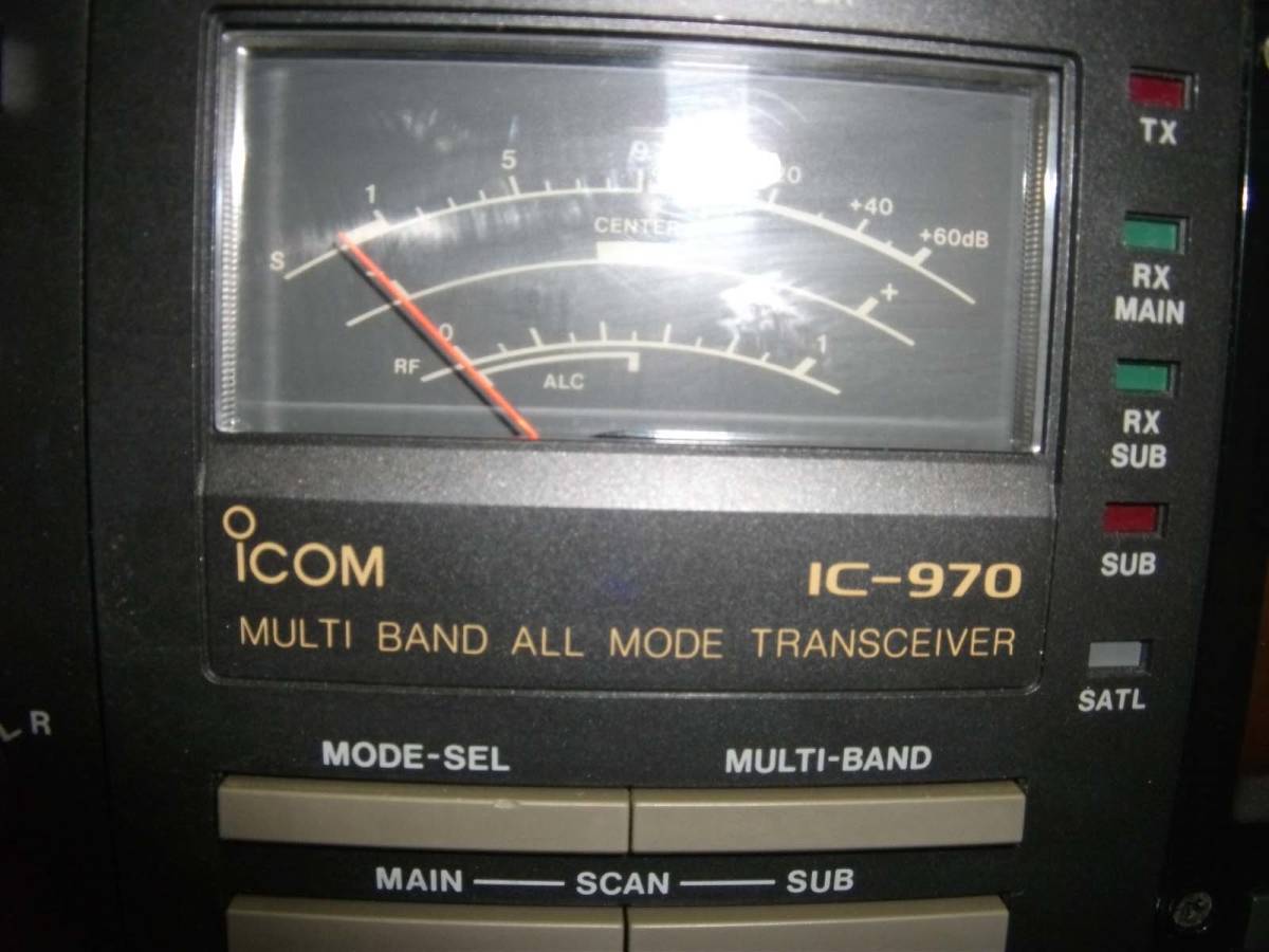 アイコム ICOM IC-970 マルチバンドトランシーバー 144MHz/430MHz/1200MHz/2400MHz 1200Mz ATV ...