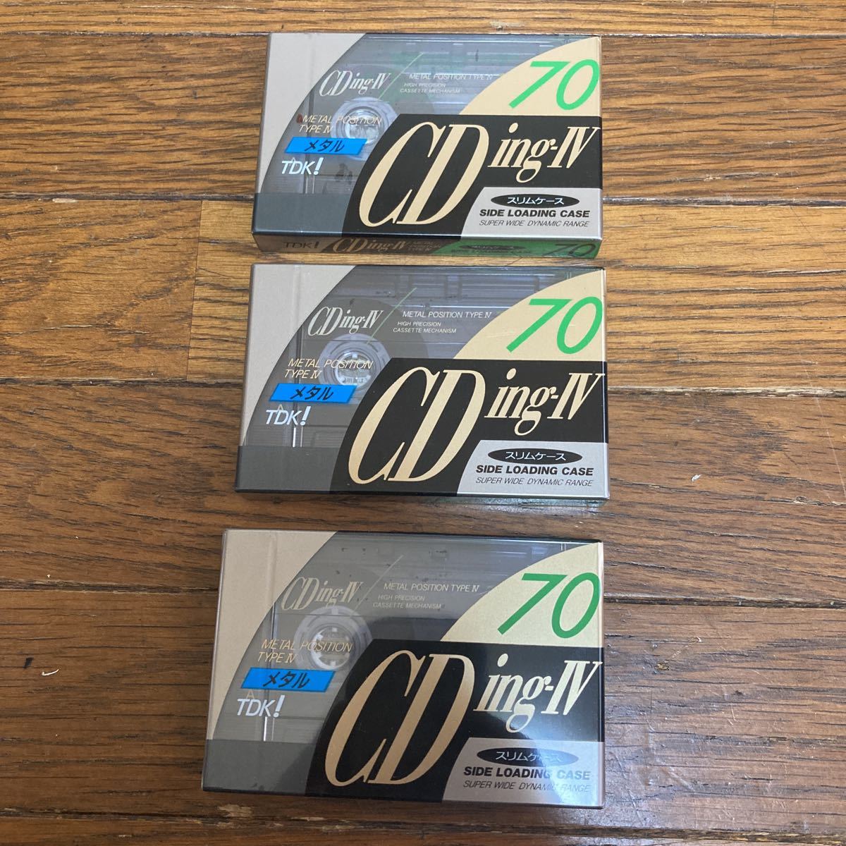 TDK、メタルテープ、CD ing-IV、CDING4-70R、カセットテープ 70分、スリムケース、3本セット /【Buyee】 Buyee ...