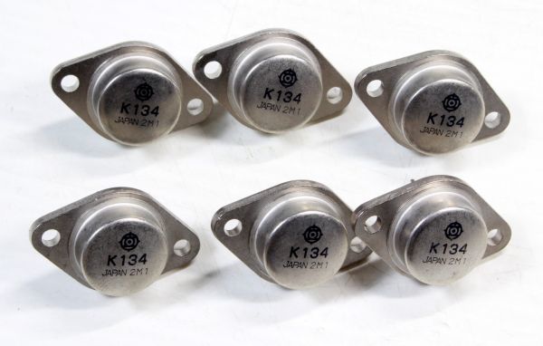 トランジスタ/日立FET 2SK134,2SJ49 日立 HITACHI J49/K134 同ロット 各6個（計12個） 金田式 ...