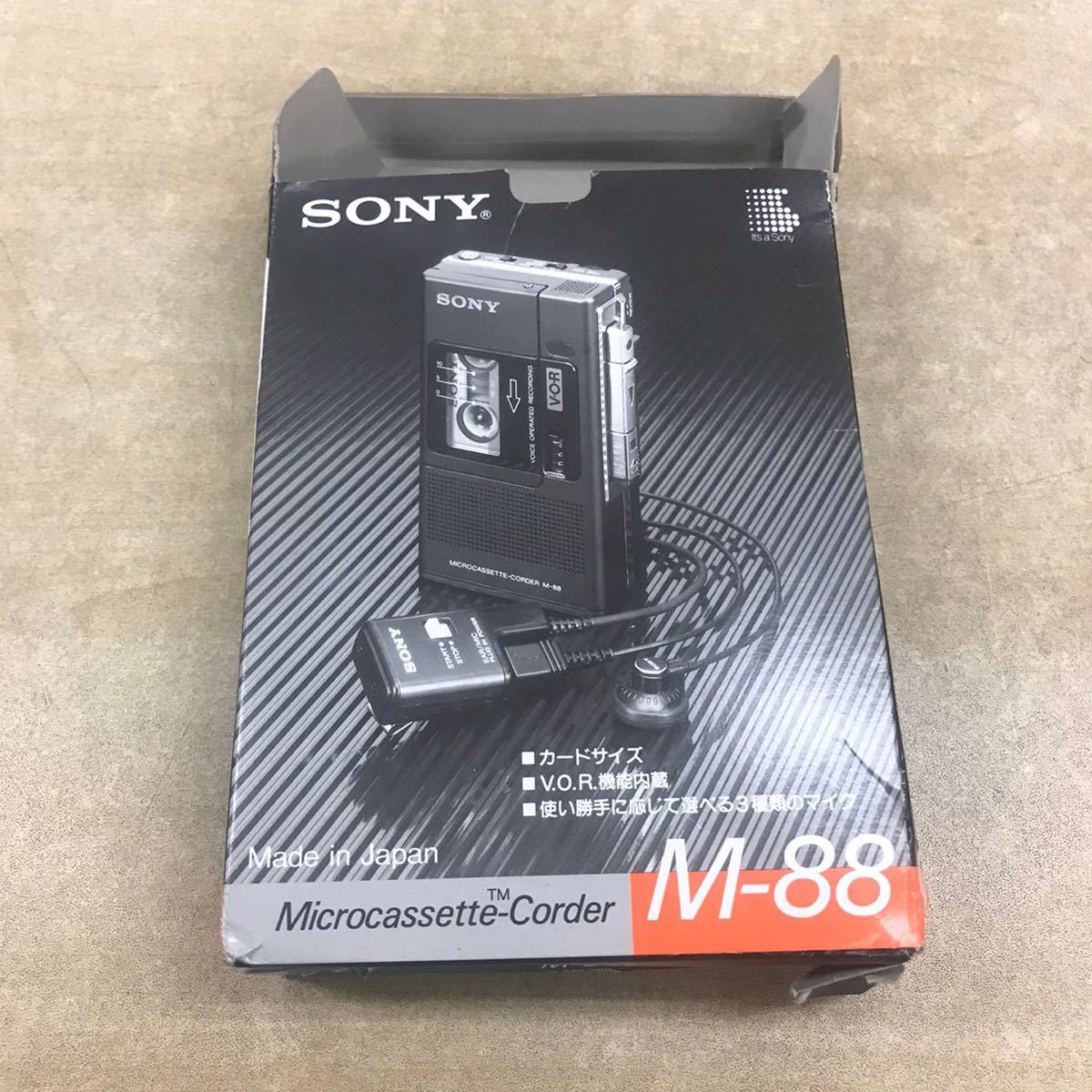 SONY M-88 Microcassette-Corder マイクロカセット コーダー 録音/再生 送料無料 G318 /【Buyee】 Buyee - Japanese Proxy ...