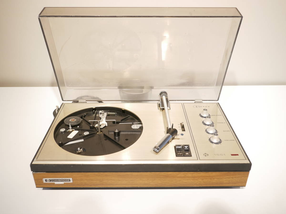 『SALE!!貴重!!ジャンク』Pye Cambridge 1551 Record Player Vintage Turntable ...