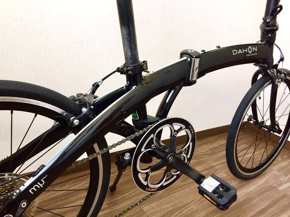 DAHON Mu SP9 美車 低走行《当翌日決済可能な方限定》20-451 SORA9速 2016年 黒 / ダホンインターナショナル ...