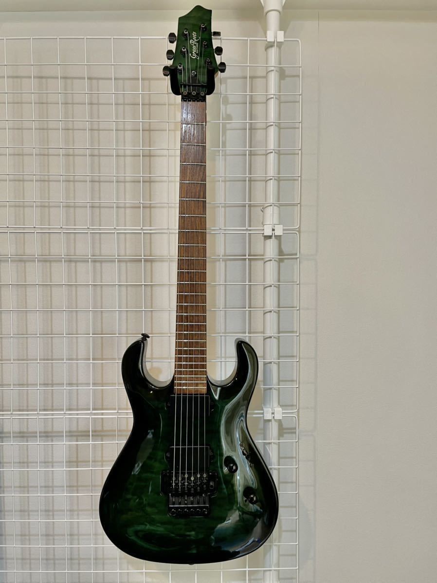 G-RA-65HR Rouage Rayzi ルアージュエレキギター グラスルーツ grassroots grass roots グリーン 緑 ...