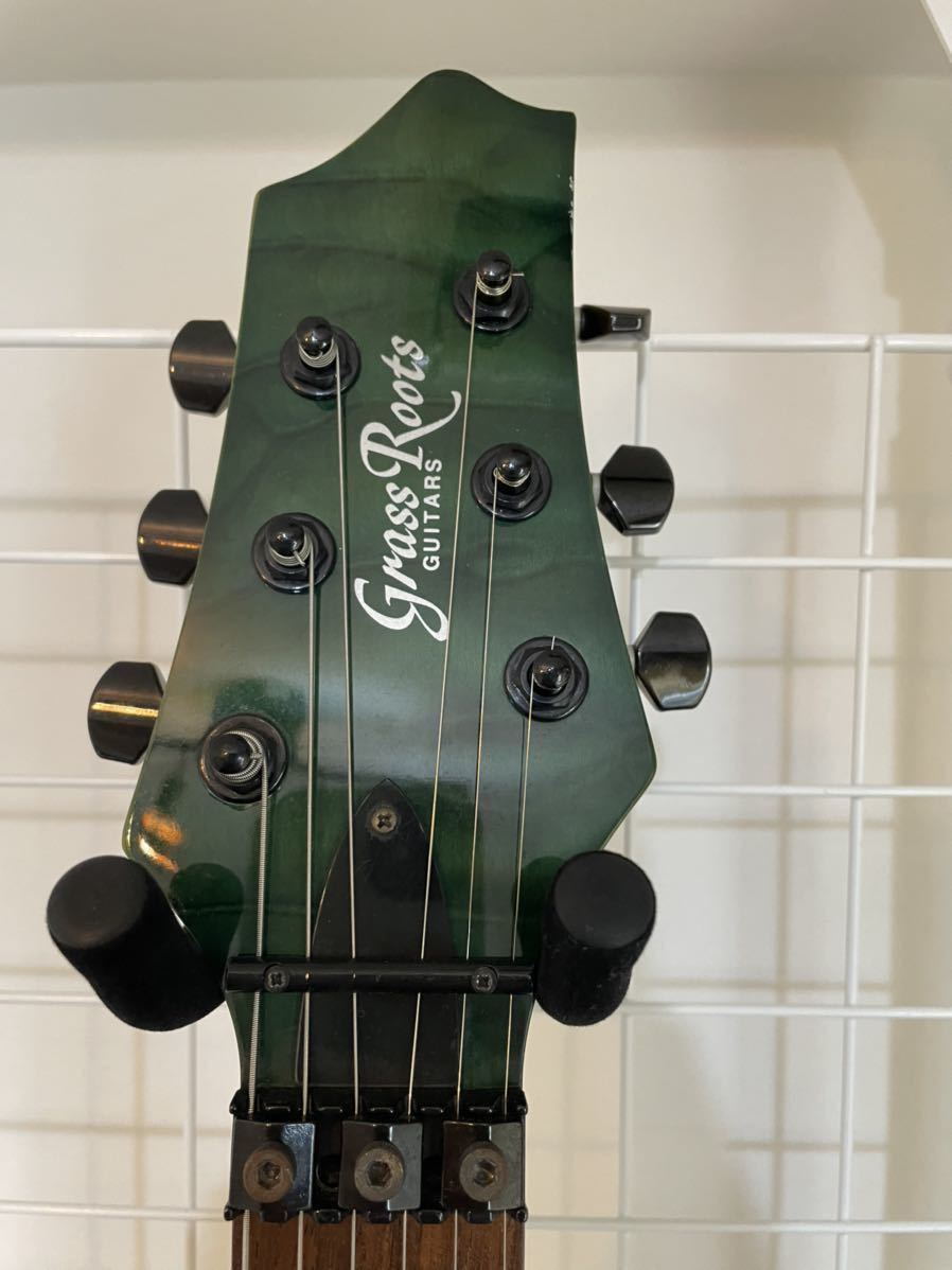 G-RA-65HR Rouage Rayzi ルアージュエレキギター グラスルーツ grassroots grass roots グリーン 緑 ...