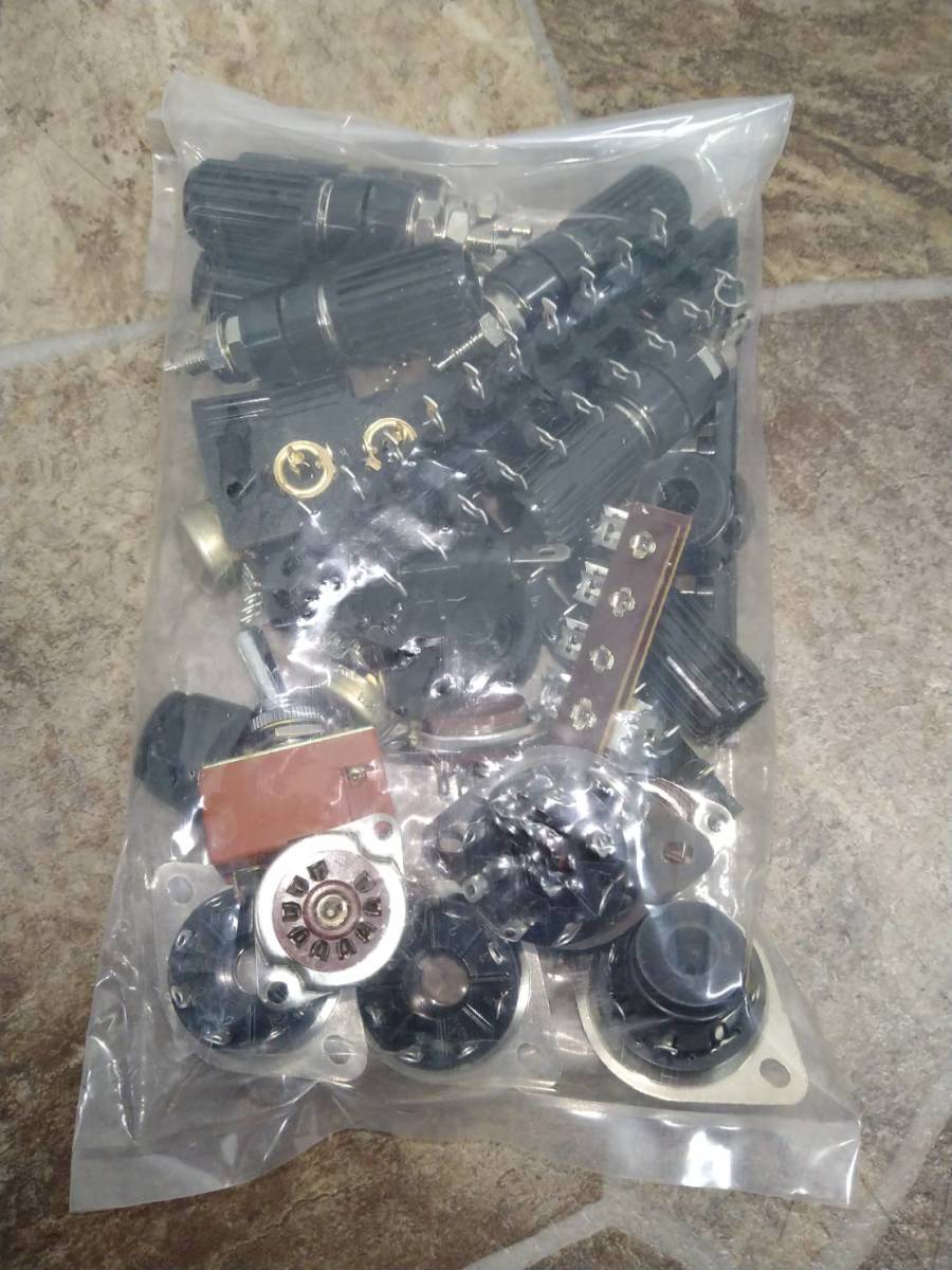 F16(052)-710/OS3000 UESUGI TAP-14 真空管アンプ パーツまとめ 上杉 TAP-14 VACUUM TUBE ...