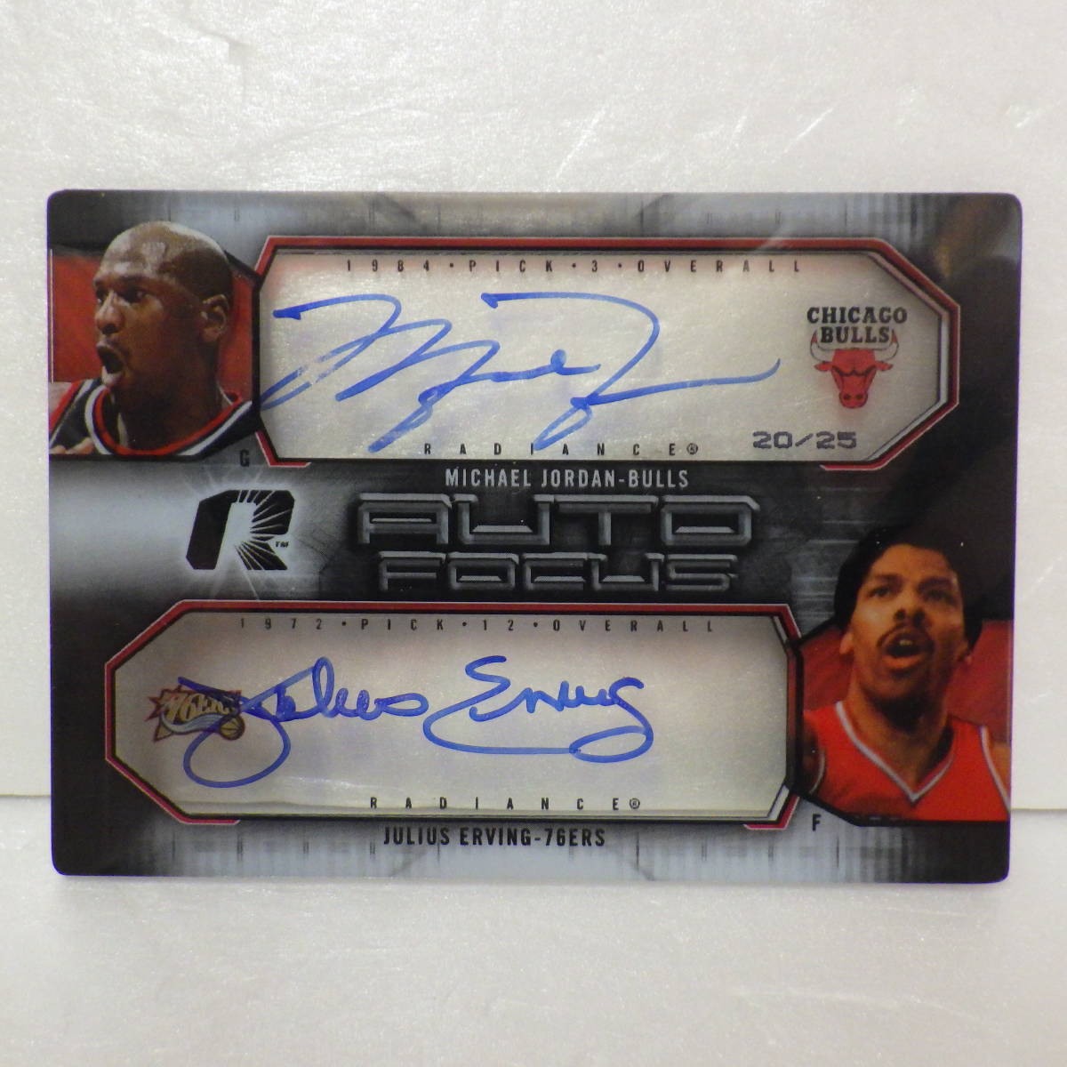 25枚限定 MICHAEL JORDAN JULIUS ERVING DUAL AUTO マイケル・ジョーダン ユリウス・アービング 2009 ...